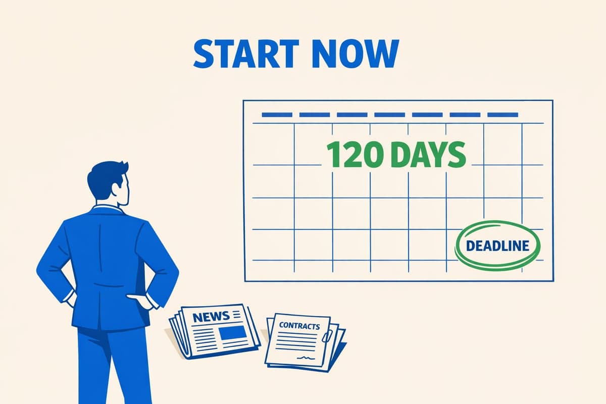 NY LLC 120-Day Deadline: Complete Timeline Guide (2026)